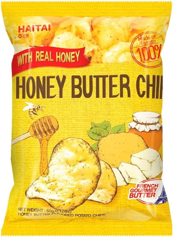 Amazon.com: Honey Butter Chip New Korea Potato Snack, Butter Maple ...