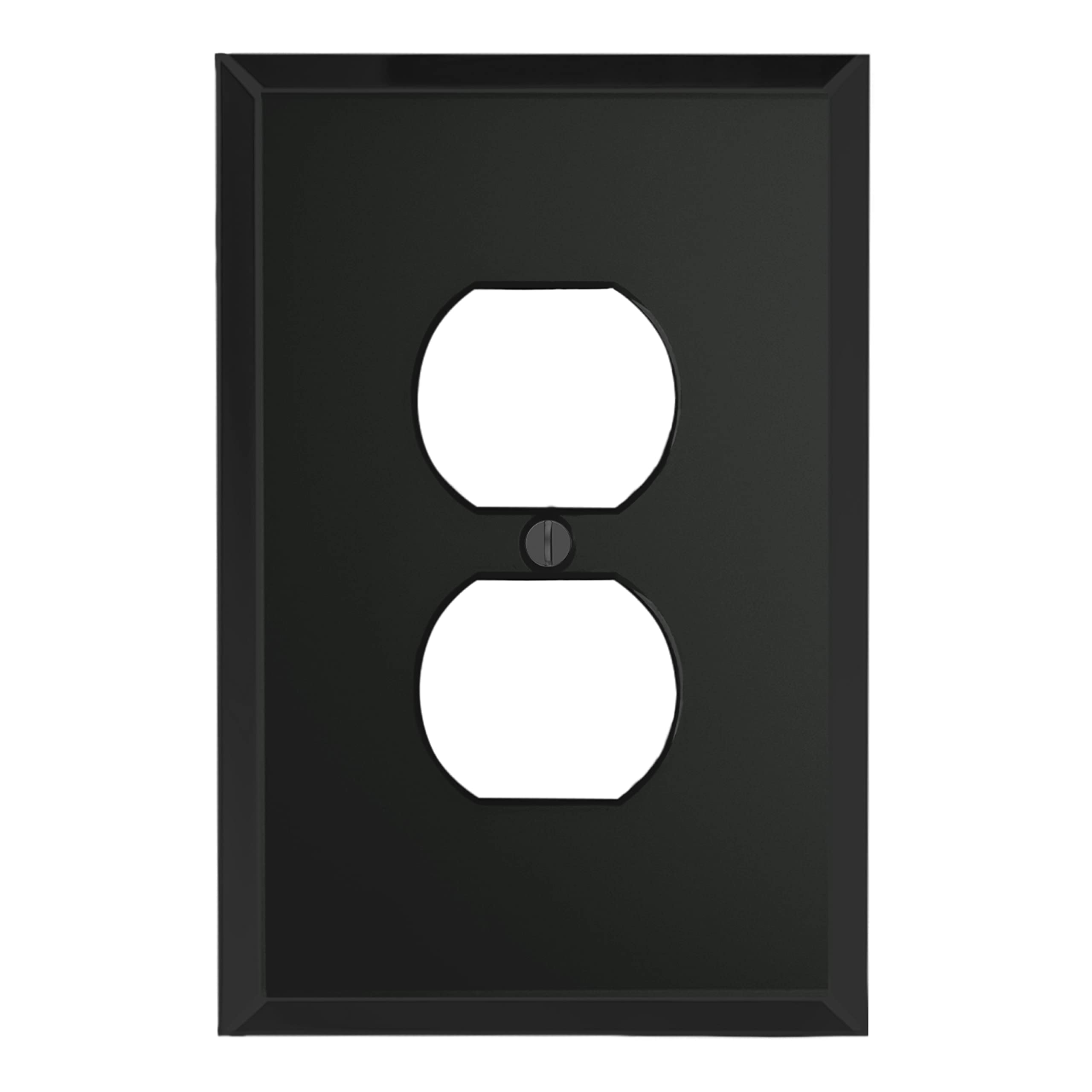 Glass Mirror Switch Plates Plain Glass Mirror Outlet Wall Plate | 1