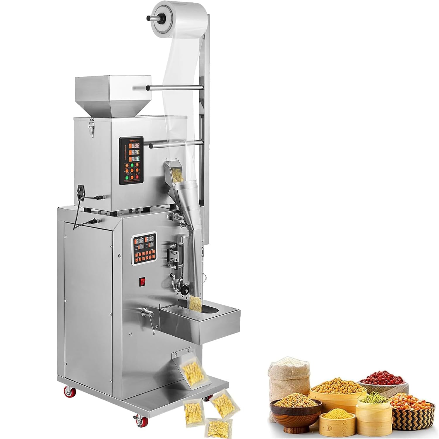 Amazon.com: Automatic Particle Packing Machine 1-100g, 10-15 Bags/min ...