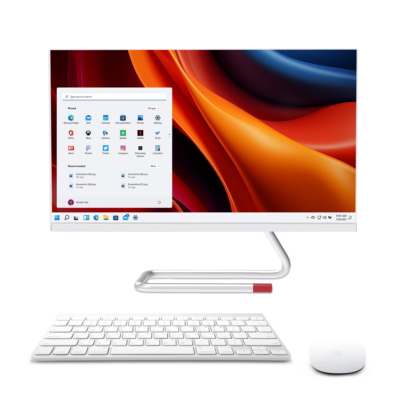 Amazon.com: EUISHIHUA 23.8” All-in-One Computers, N95 Quad-Core Desktop ...