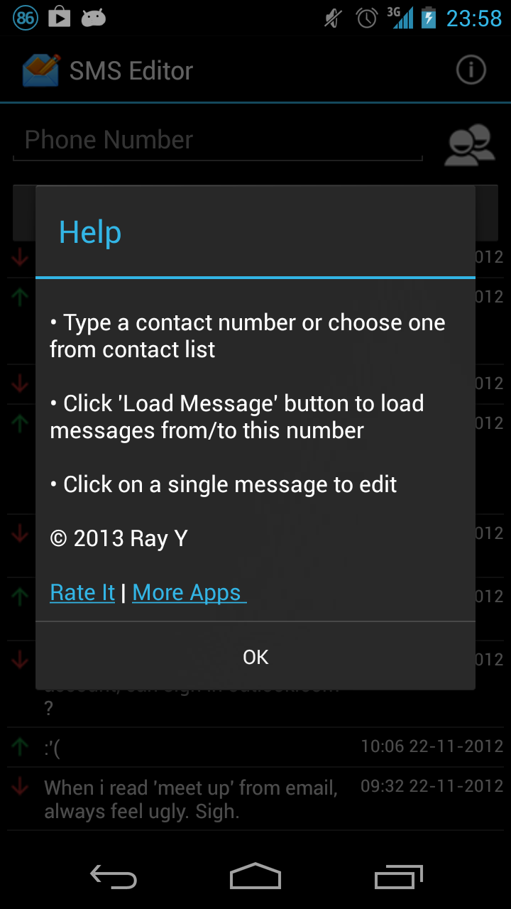 SMS Editor - App on the Amazon Appstore