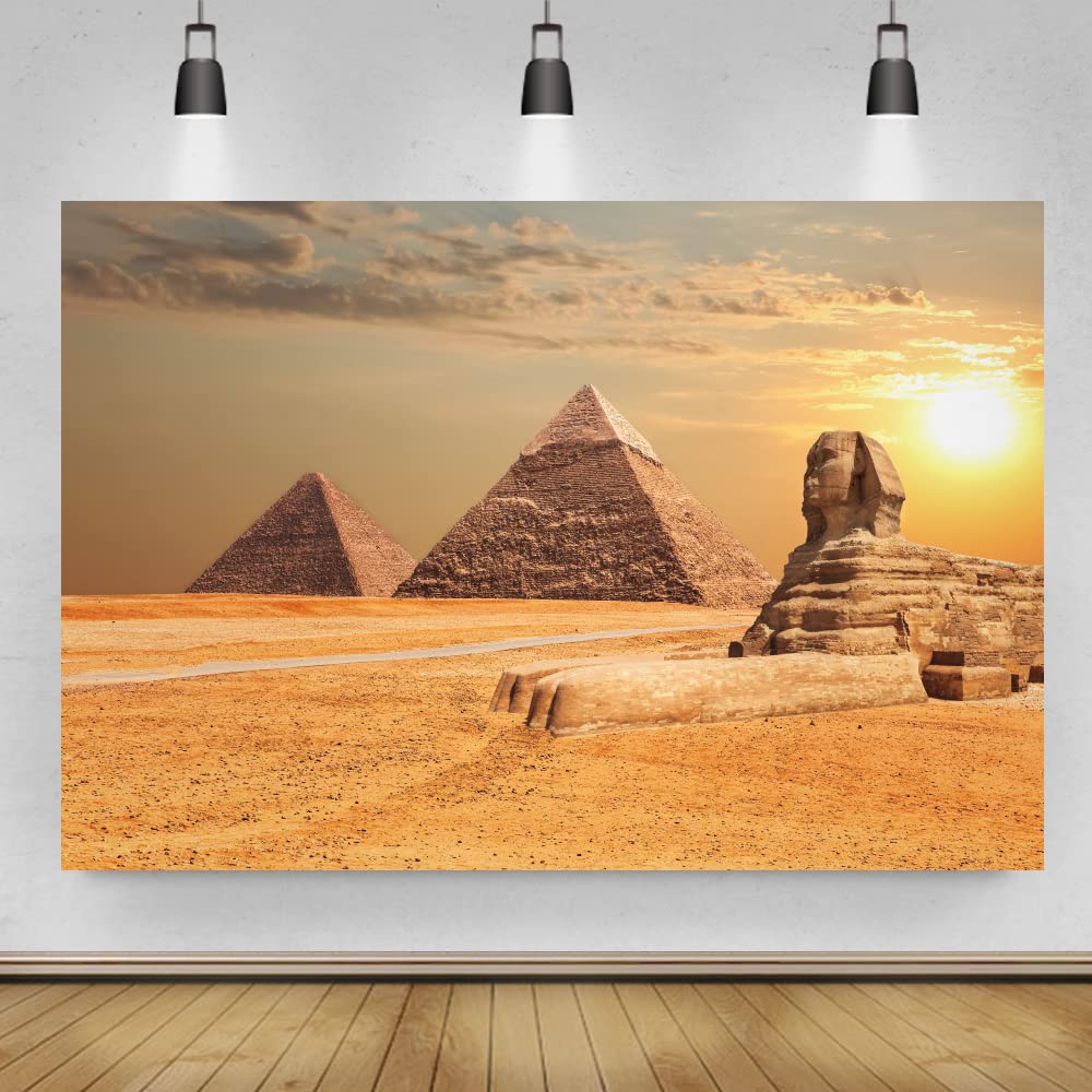Yeele 6x4ft Egypt Pyramids Backdrop Vinyl Panorama View Of Great ...