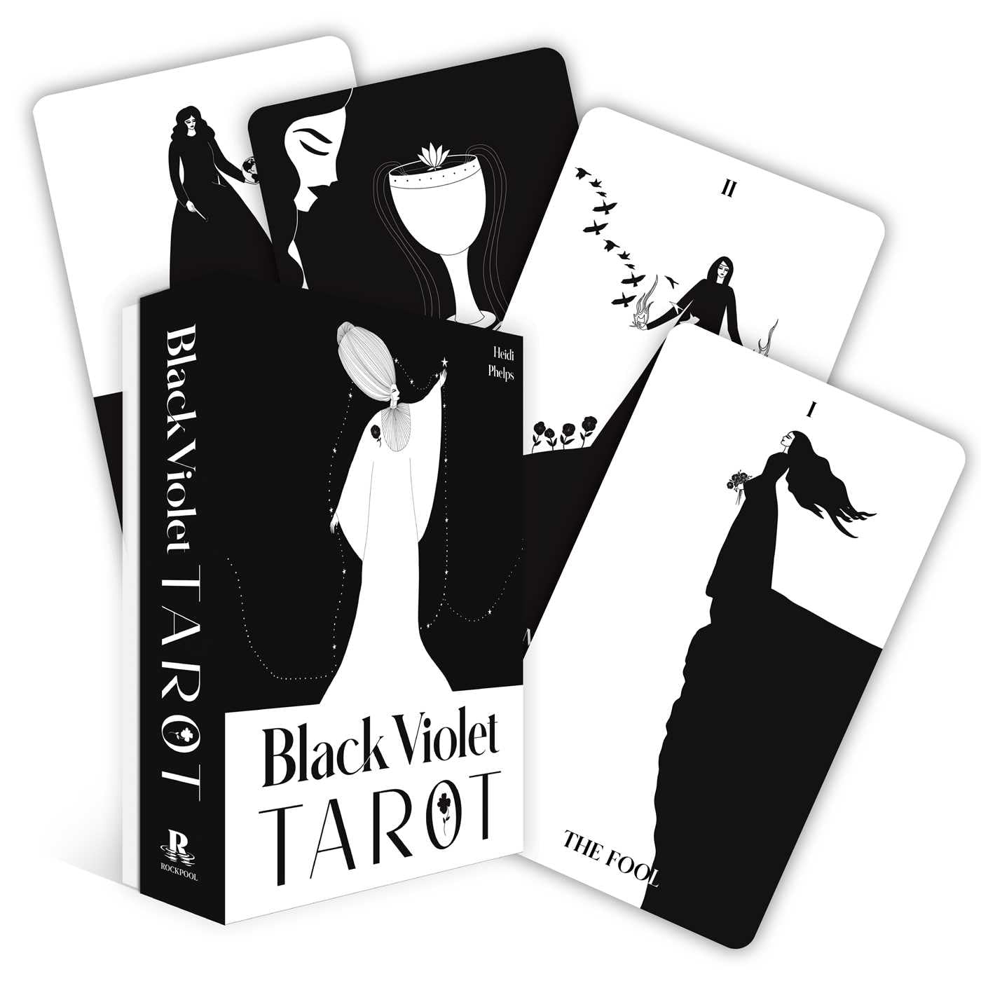 Black Violet Tarot (Rockpool Tarot): Phelps, Heidi: 9781922786227 ...