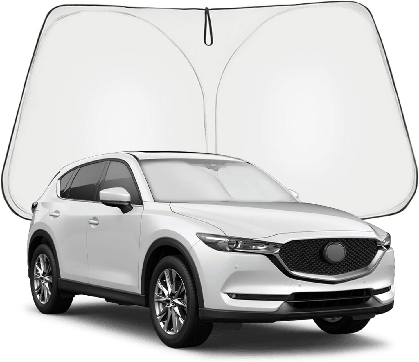 Amazon | MEKOMEKO マツダ CX-30 専用 サンシェード 日よけ フロントサンシェード 折りたたみ傘仕様 フロントガラスカバー 収納便利 遮光 遮熱 プライバシー保護 UV ...