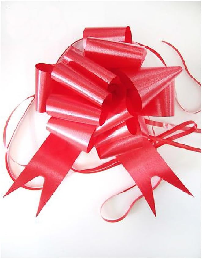 FFL SATIN RED PULL BOW 50mm : Amazon.co.uk: Home & Kitchen