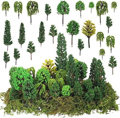 Amazon.com: Warmtree 4 Pack Miniature Leave Realistic Miniature Leaves ...