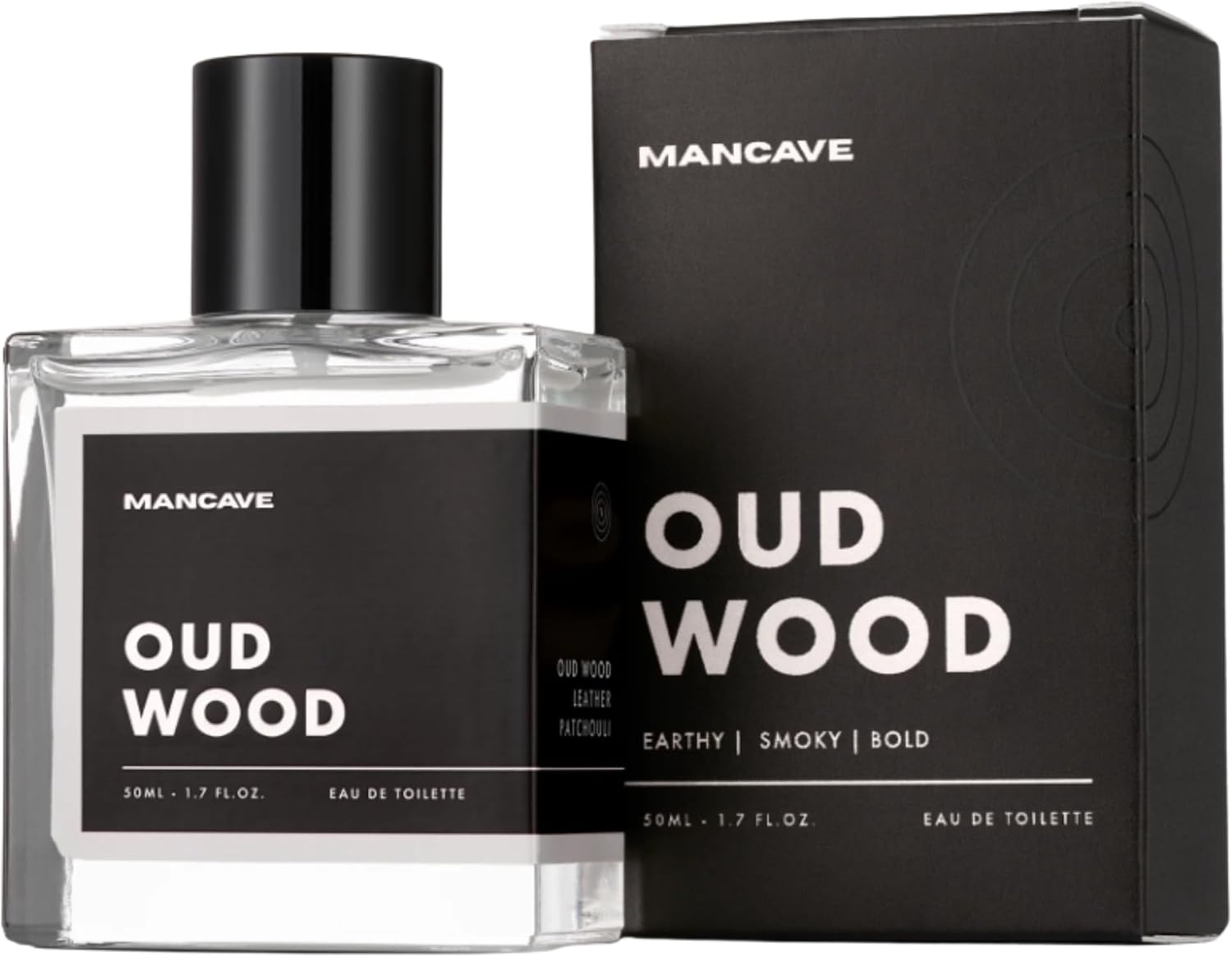 ManCave Oud Wood Fragrance Spray, Eau De Toilette for Men, 50ml, Woody ...