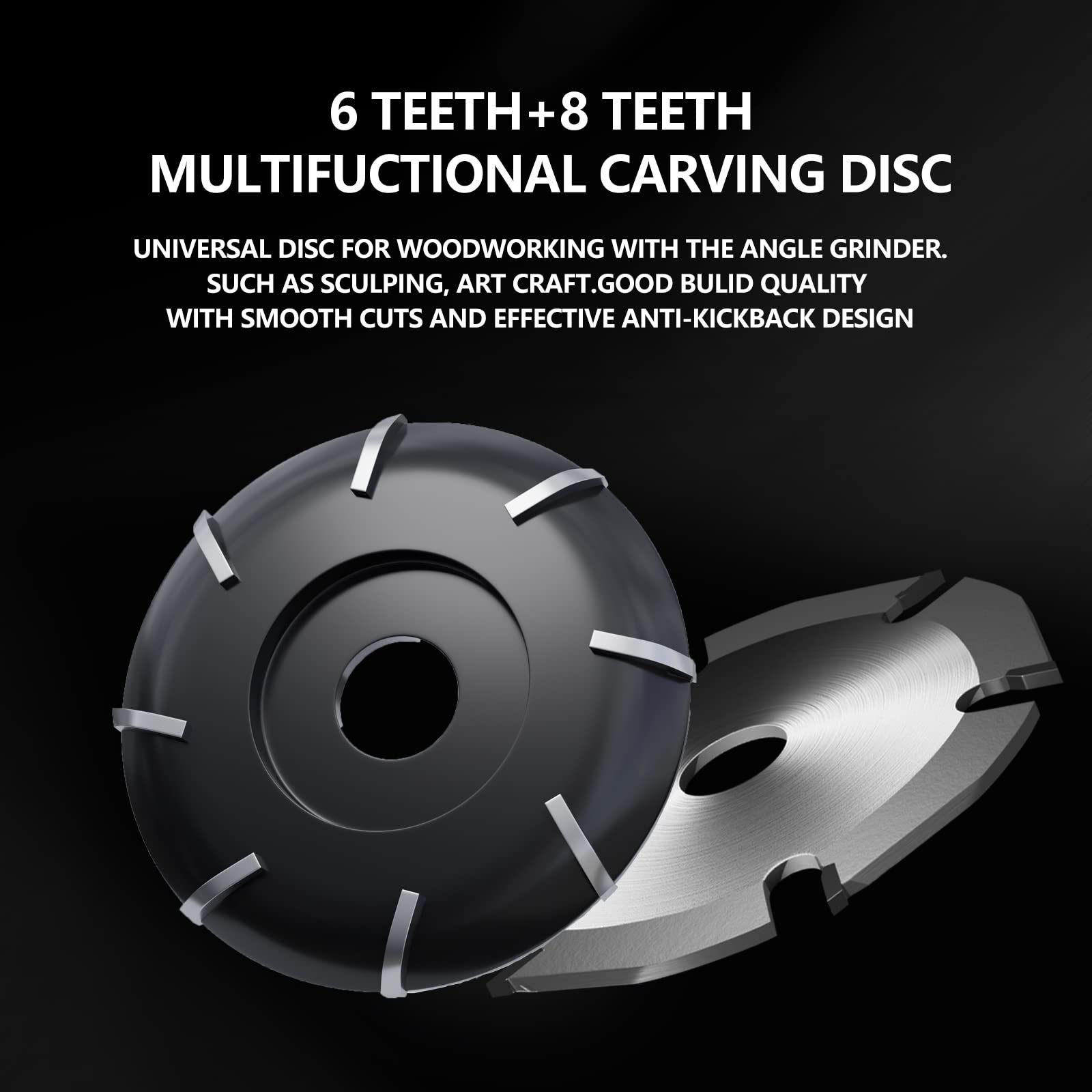 Snapklik.com : CSOOM Wood Turbo Carving Disc In 8 Teeth Disc