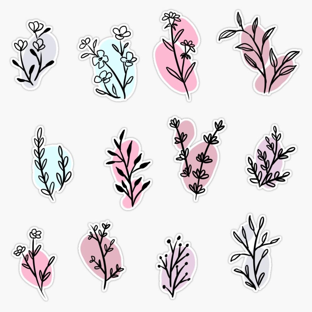 Cute Flower Doodles