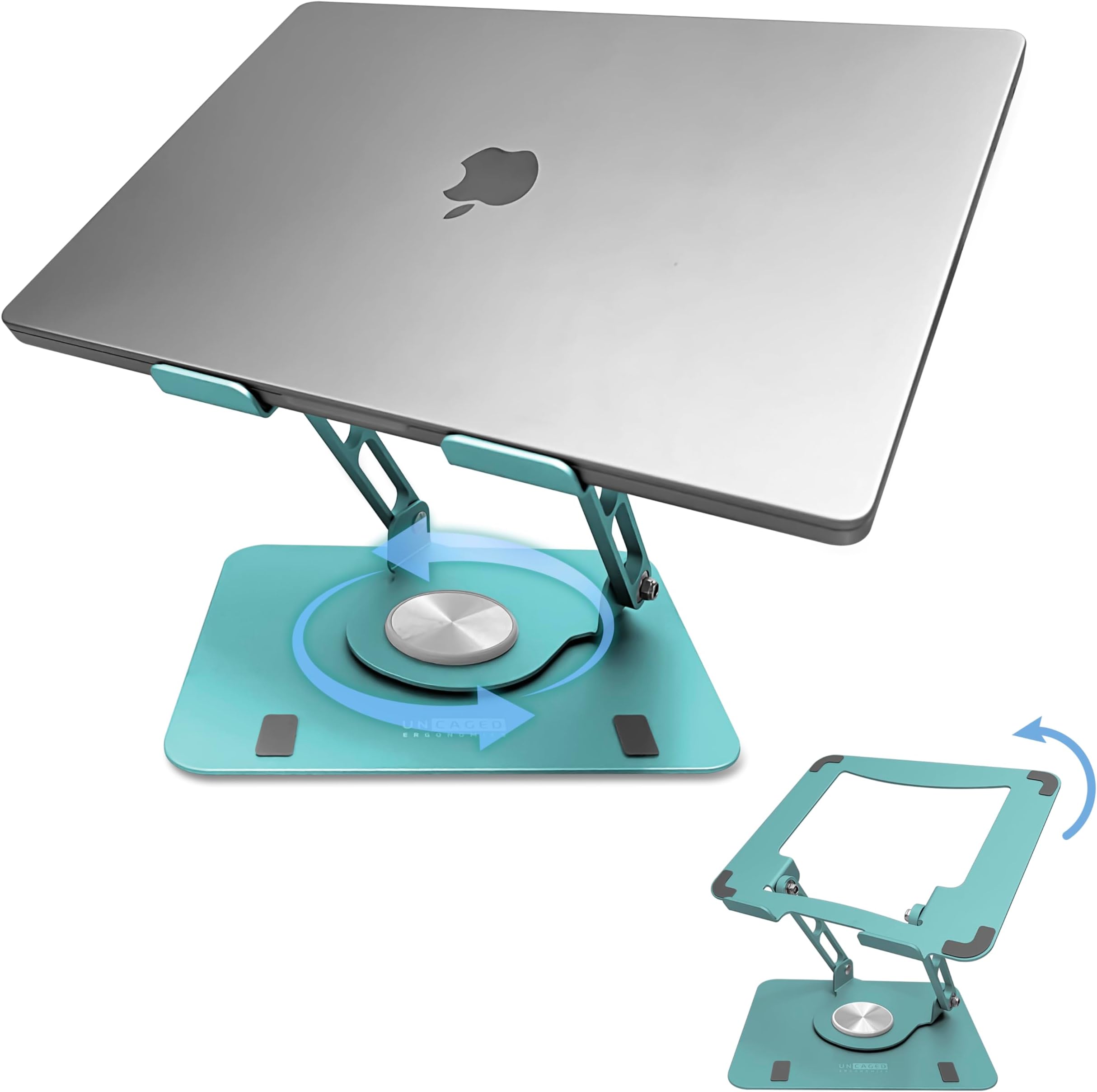 Amazon.com: Swivel Laptop Stand for Desk, Adjustable Laptop Stand for ...