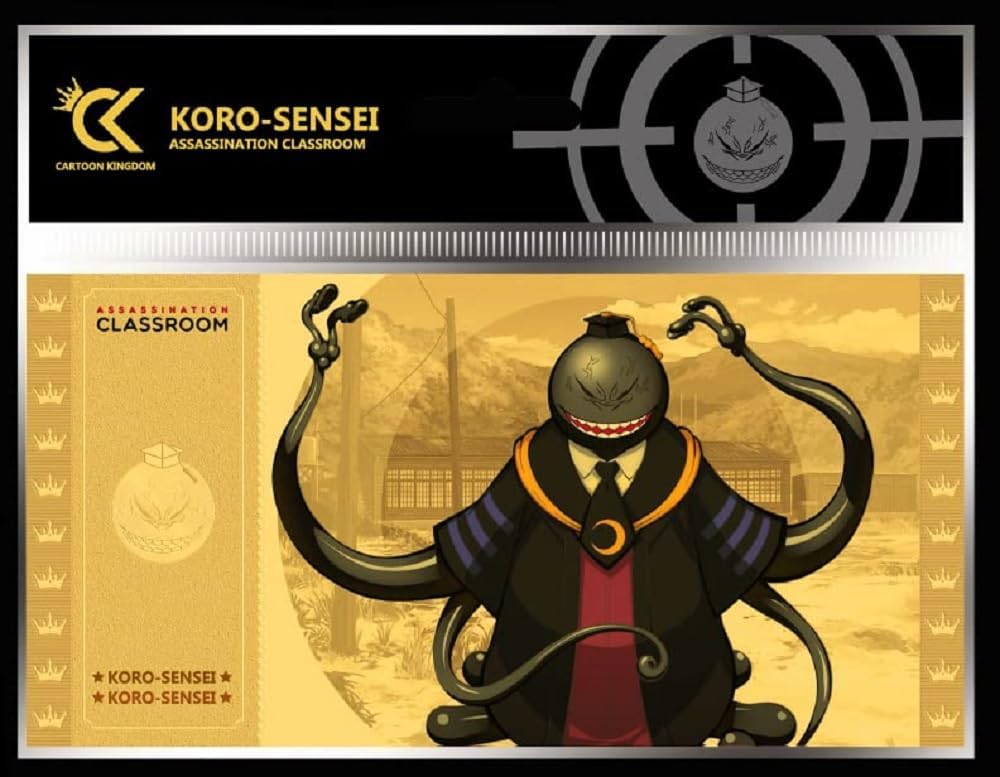 CARTOON KINGDOM Assassination Classroom - Koro-Sensei en Colère - Golden Ticket : Amazon.es: Moda