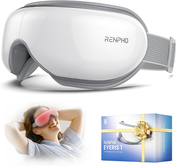 RENPHO Eyeris 1 Eye Massager with Heat, Birthday Gifts for Mom Dad ...