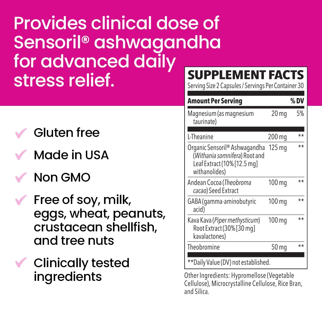 Snapklik.com : NeuroQ Calm Focus Capsules - Stress Relief Supplement ...