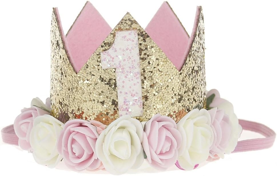 Festival Birthday Party Lace Letter Flower Crown Headband DIY Rose Gift ...