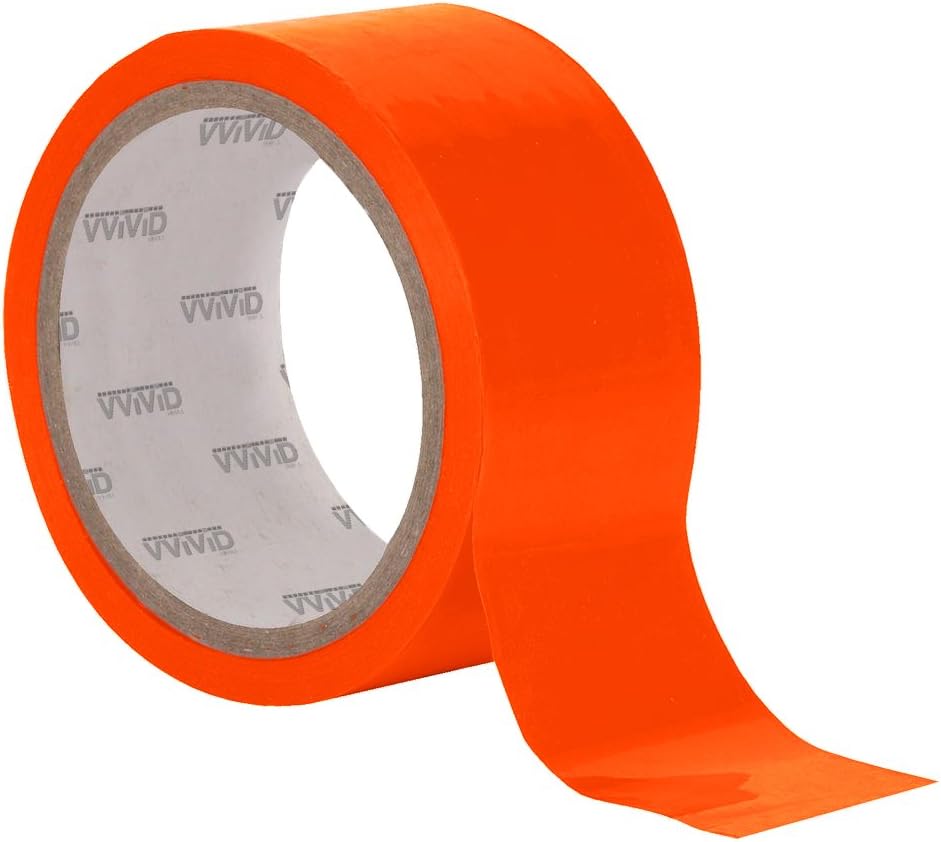 Amazon.com: VViViD DECO65 Neon Fluorescent Orange Permanent Adhesive ...