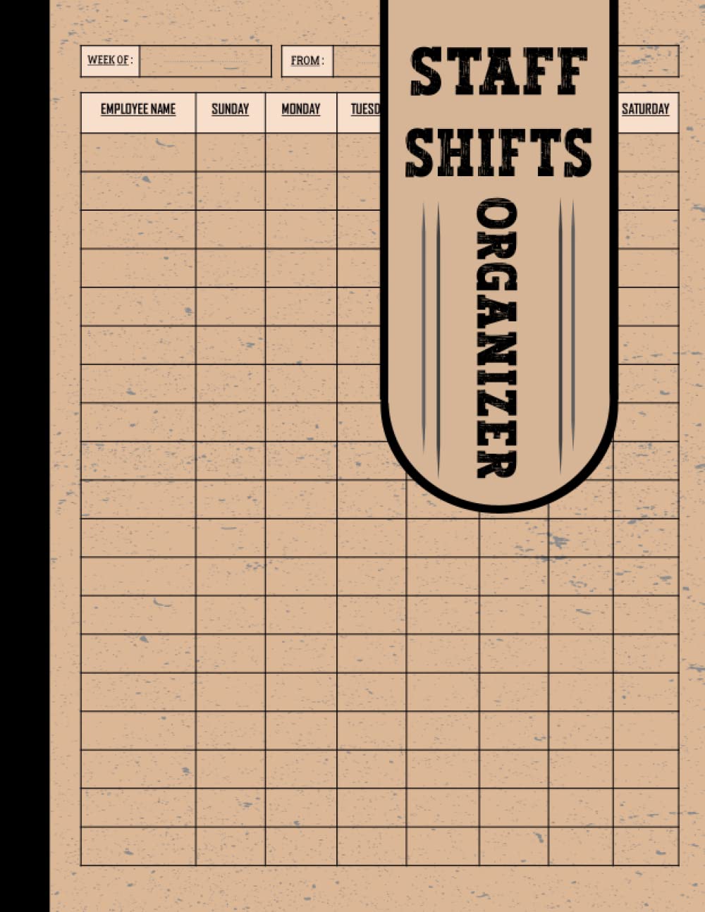 Buy Staff Shifts Organizer: Employee Attendance Organizer | Daily ...