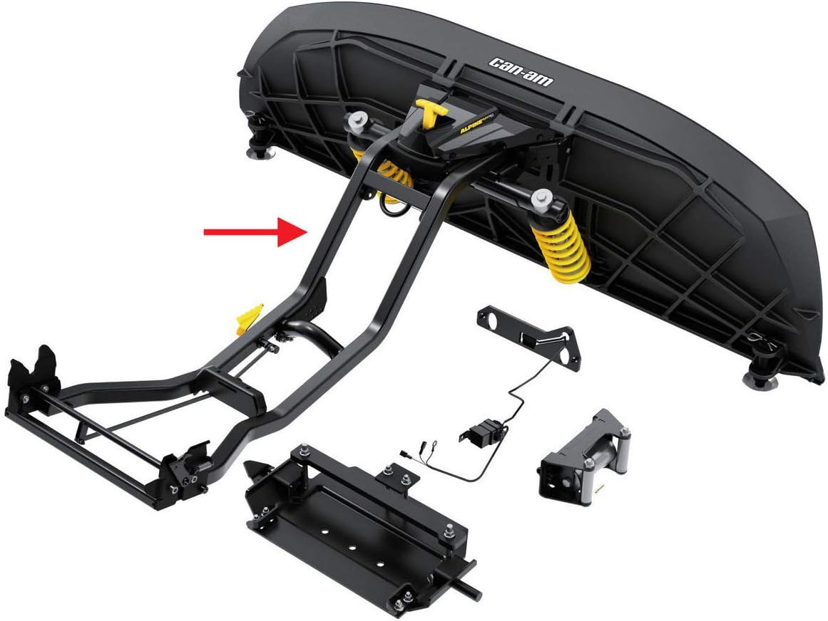 Amazon.com: Can-Am New OEM Alpine Flex Plow Push Frame, 715002461 ...