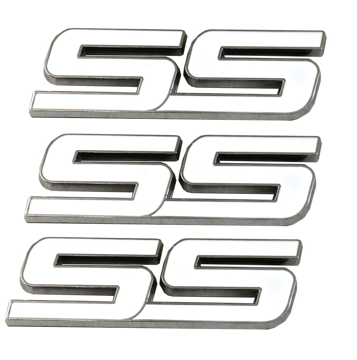 Amazon.com: 3pcs Metal SS Front Door SS Emblem Car Badge Sticker Decals ...
