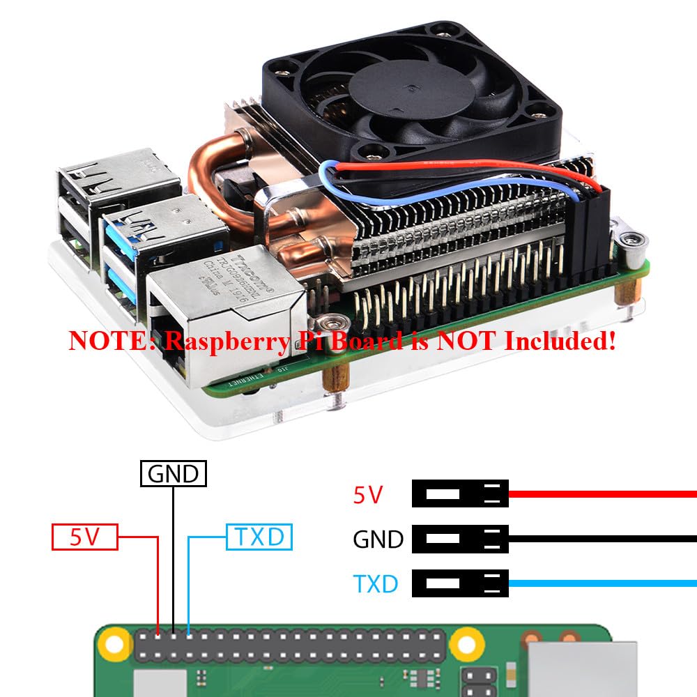 GeeekPi Fan for Raspberry Pi 4, Ultra Thin ICE Tower Nepal | Ubuy