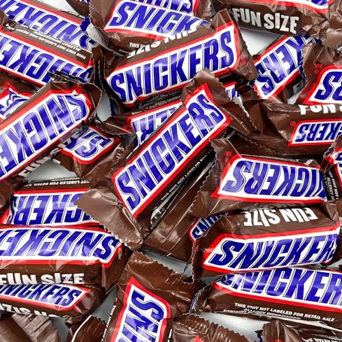 Amazon.com : SNICKERS FUN SIZE Chocolate Caramel Candy Bars - 1 LB (25 ...