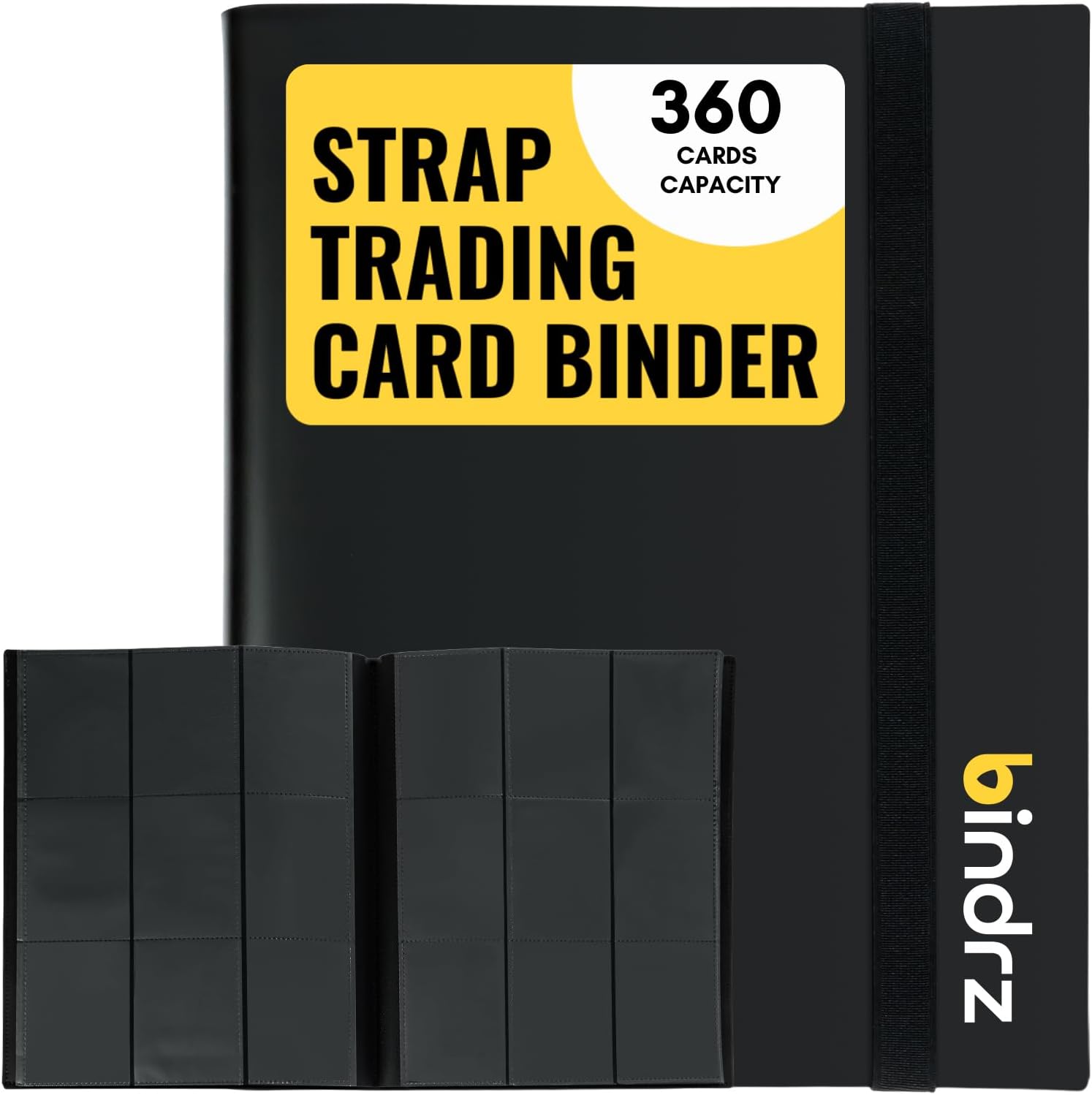 Amazon.com: Card Binder 9 Pocket, Premium Card Book for 360 Cards ...