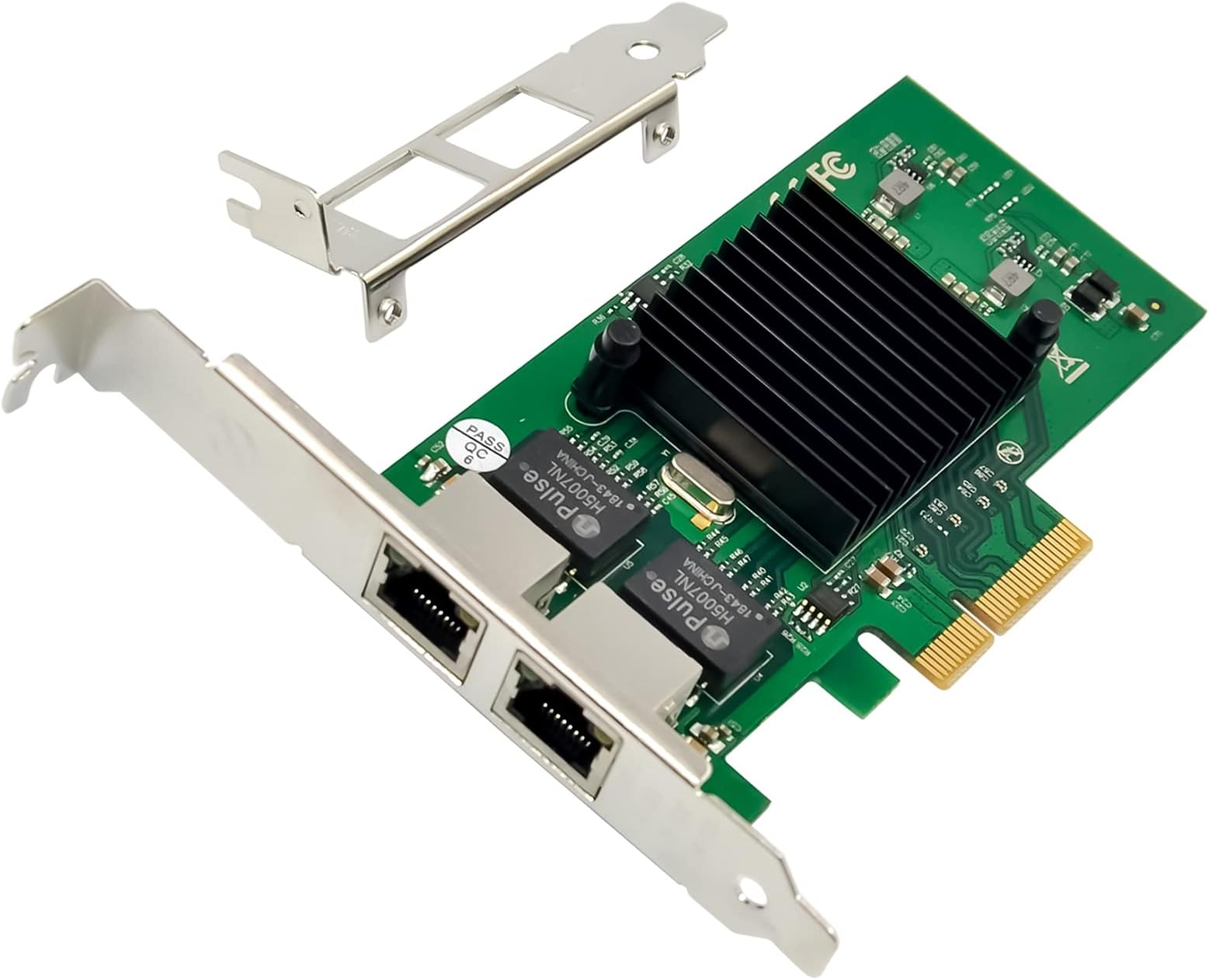 Amazon.com: Dual-Port PCIe X4 Gigabit Network Card 1000M PCI Express ...