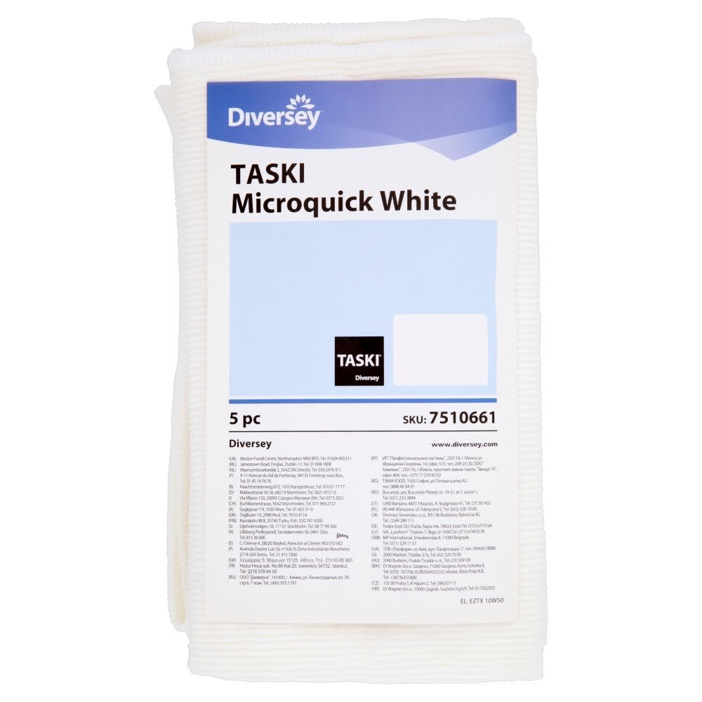 TASKI 7510661 Microquick, White (pack of 5) : Amazon.co.uk: Business ...