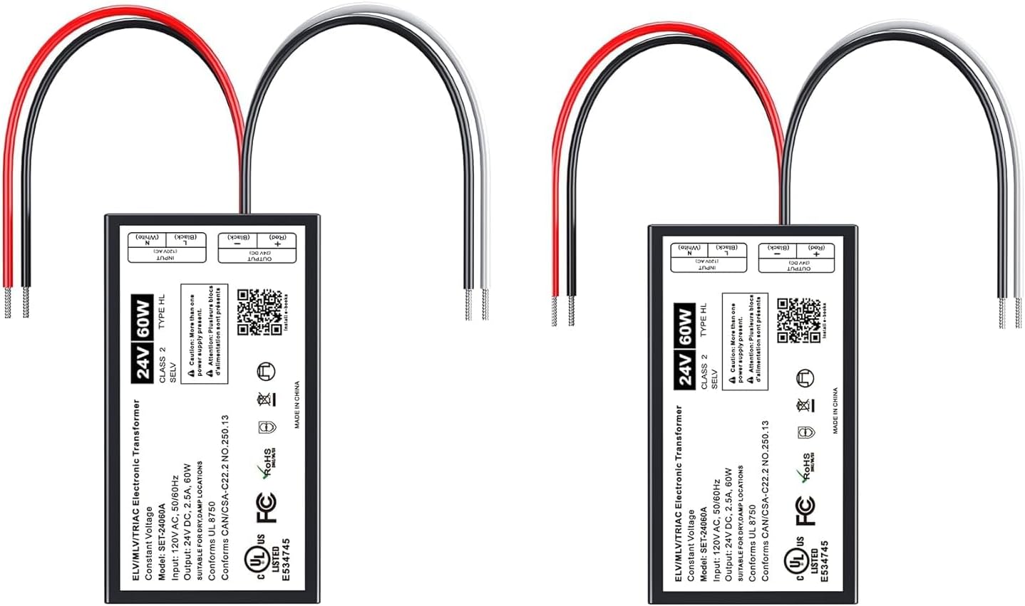 60 Watt Max. - LED Driver - Dimmable - 120 Input Voltage - 12 Output ...