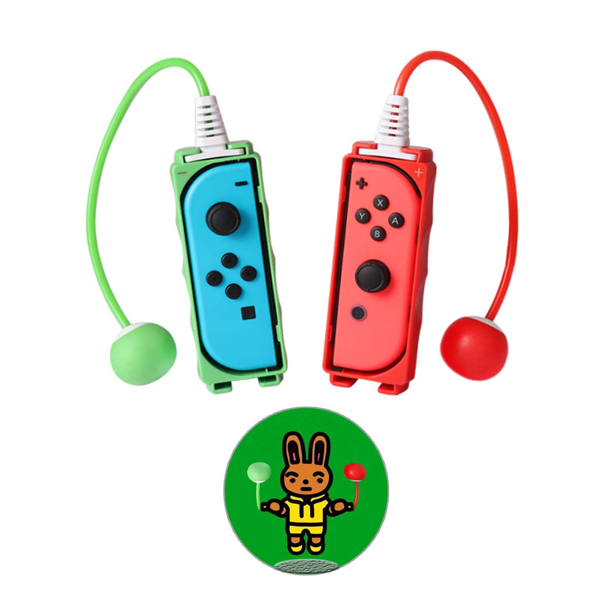 Amazon.com: Jump Rope Hand Grips for Nintendo Switch Joy-Con Controller ...