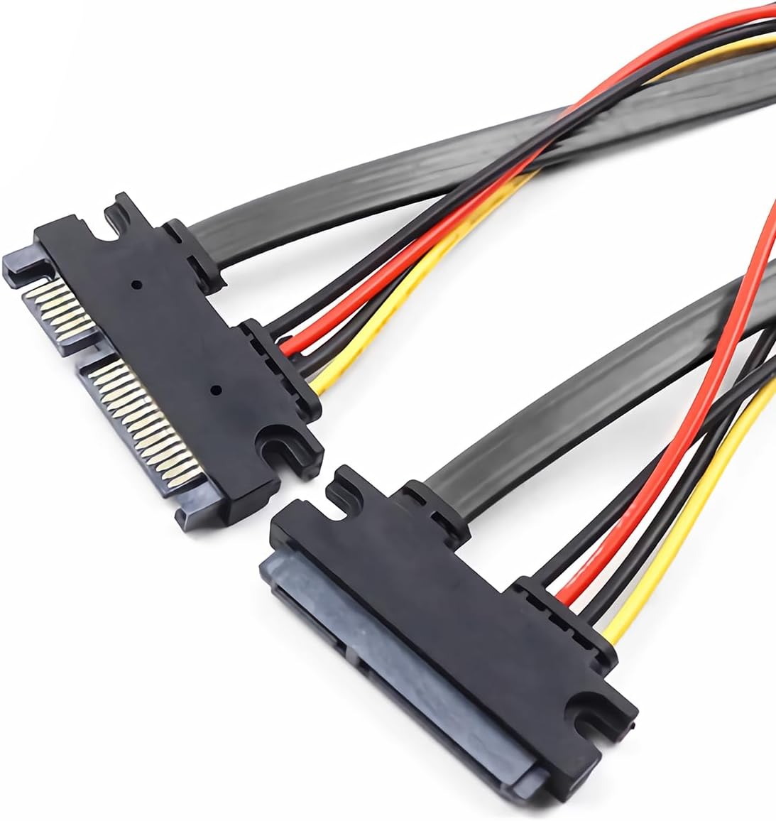 Amazon.com: RLECS 2-Pack 50cm SATA Power Cable 22Pin (7+15) Male Plug ...