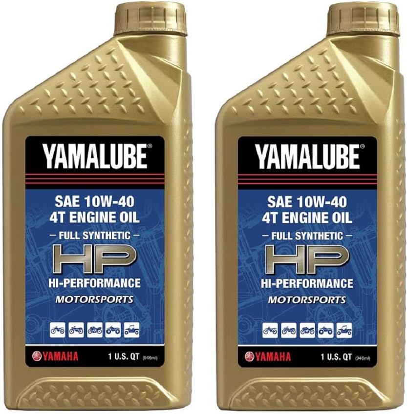 Amazon.com: Yamaha Yamalube Hi Performance Full Synthetic 4T Engine Oi ...