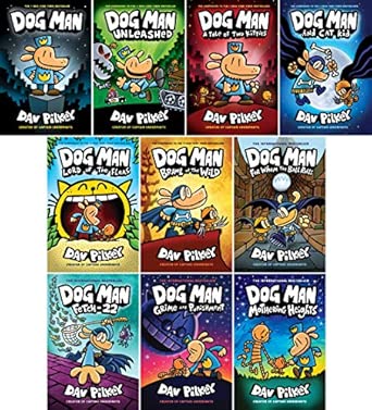 Dog Man Books Series Set 1-10 : Amazon.in: Books
