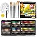 Shuttle Art Set di 82 colori acrilici, 66 colori acrilici con 10 ...