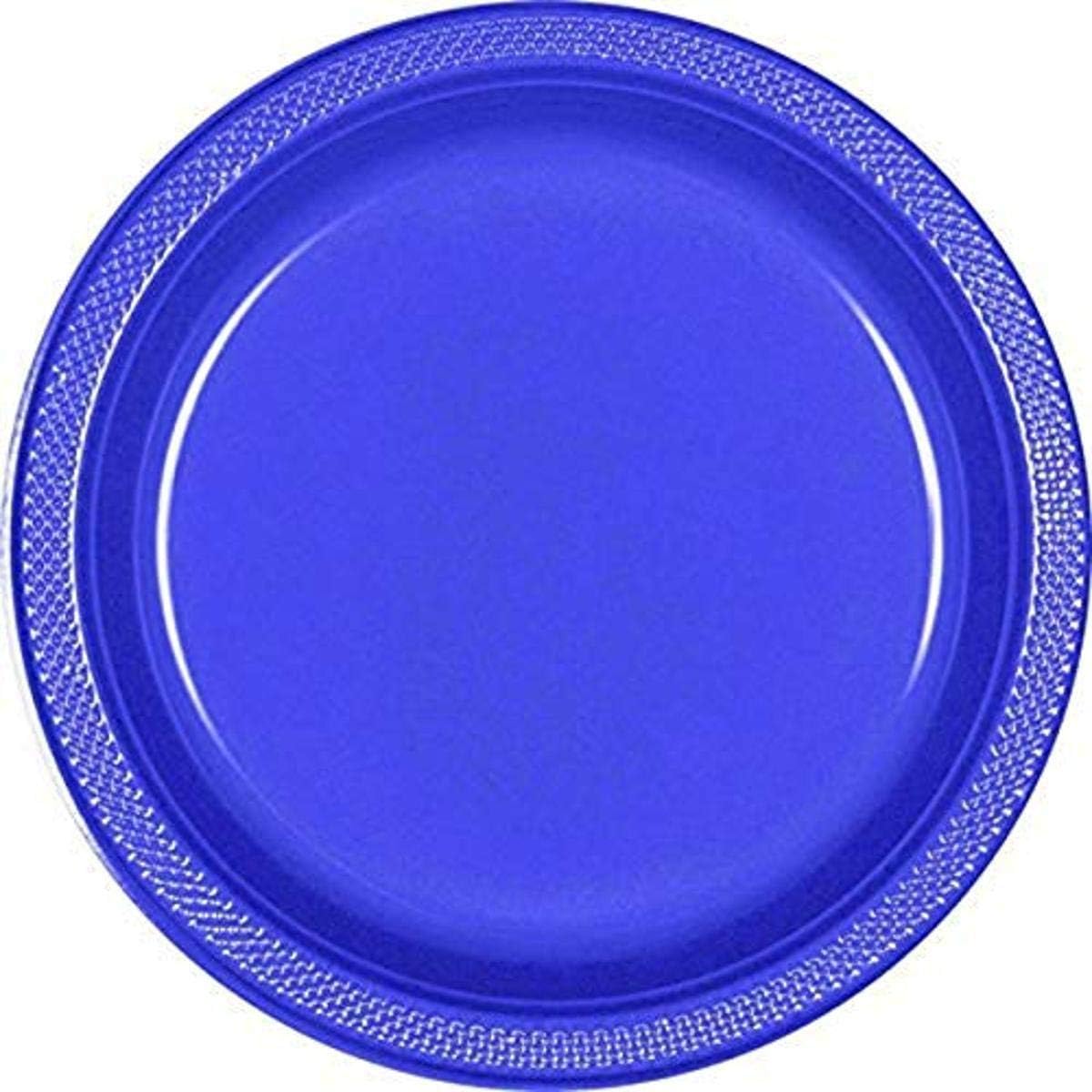 Amazon.com: Vibrant Round New Purple Plastic Plates - 9" (10 Packs of ...