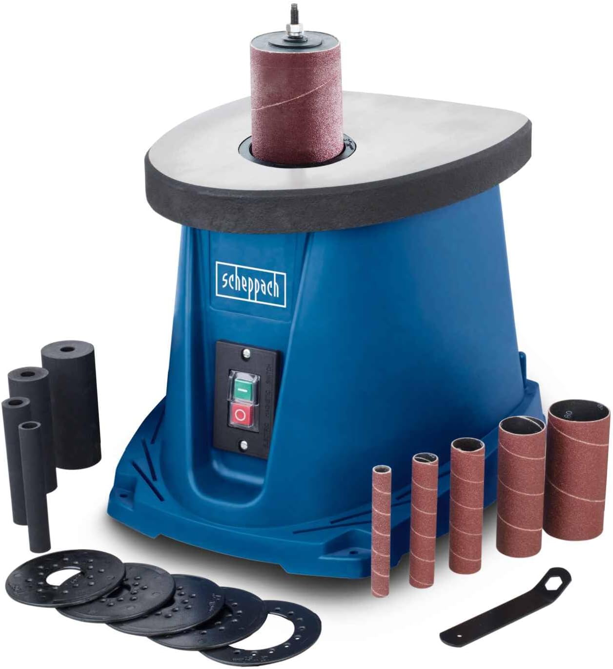 Scheppach OSM100 Spindle Sander | Oscillating Woodworking Bobbin Sander ...