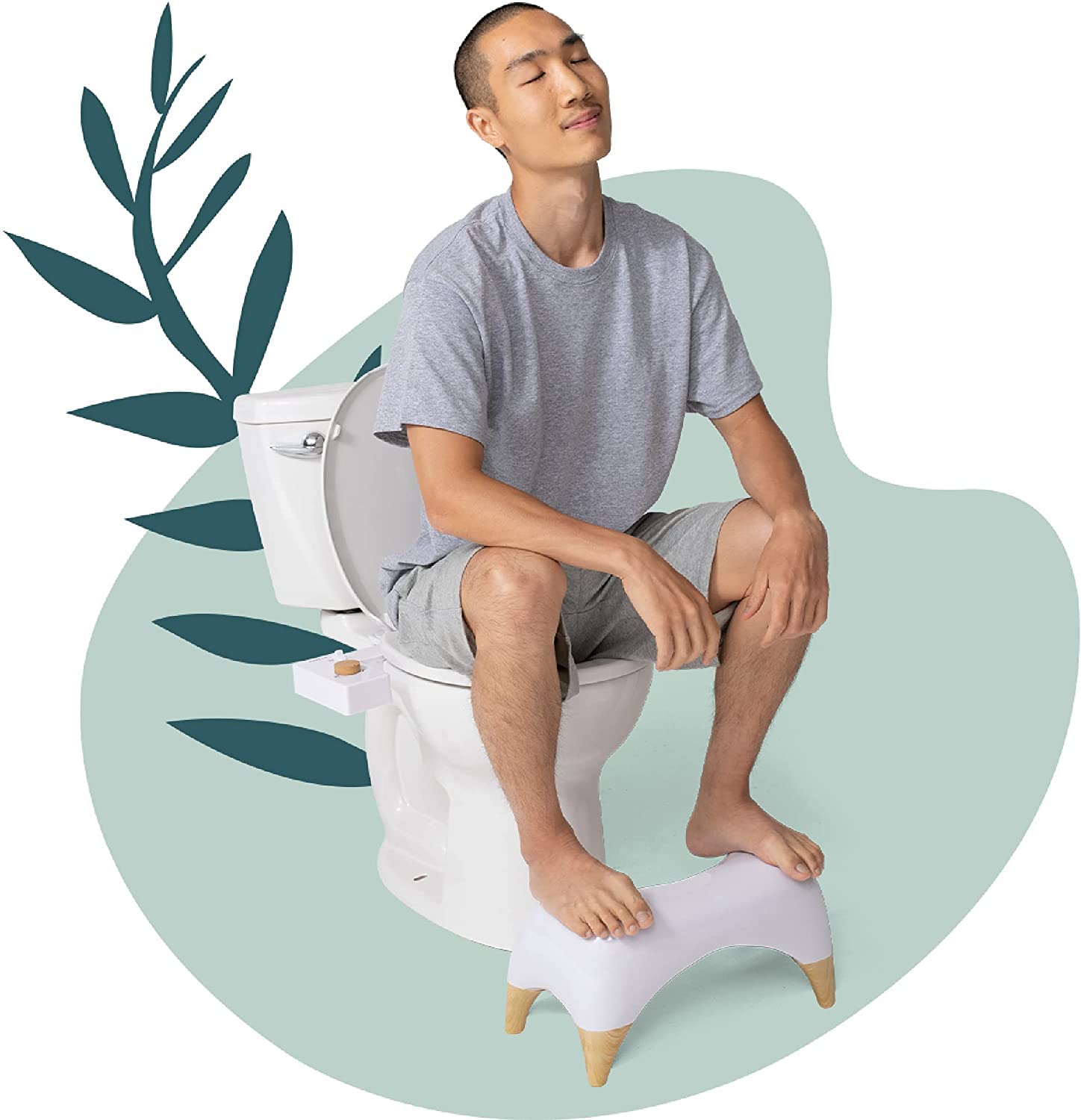 Snapklik.com : TUSHY Ottoman: Squatting Toilet Stool Squatting Position ...
