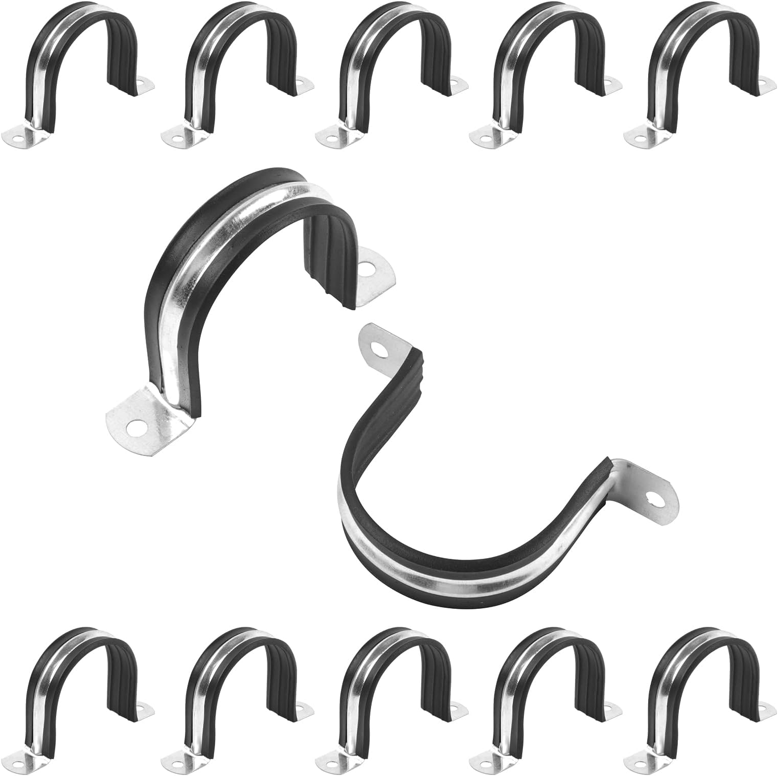 2" Clamp Hangerlok 2" PVC pipe-WHITE - Amazon.com