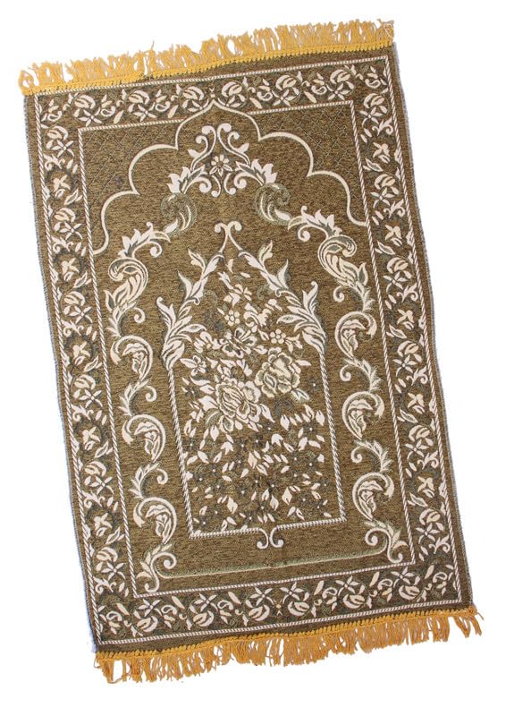 Buy ADIRNY Cotton Prayer Mat Musalla Janamaz for Namaz Muslim 44x28 ...
