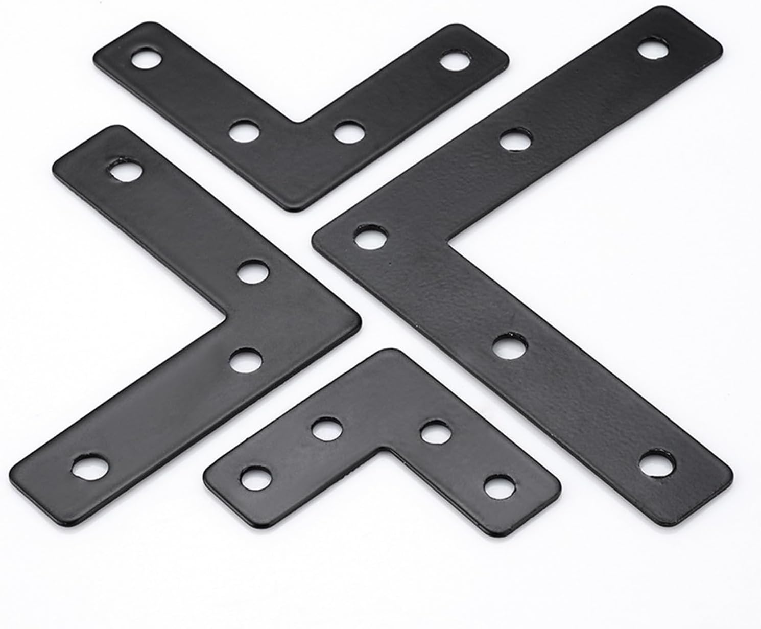 Amazon.co.jp: 10pcs Stainless Steel Angle Plate Corner Brace Flat ...