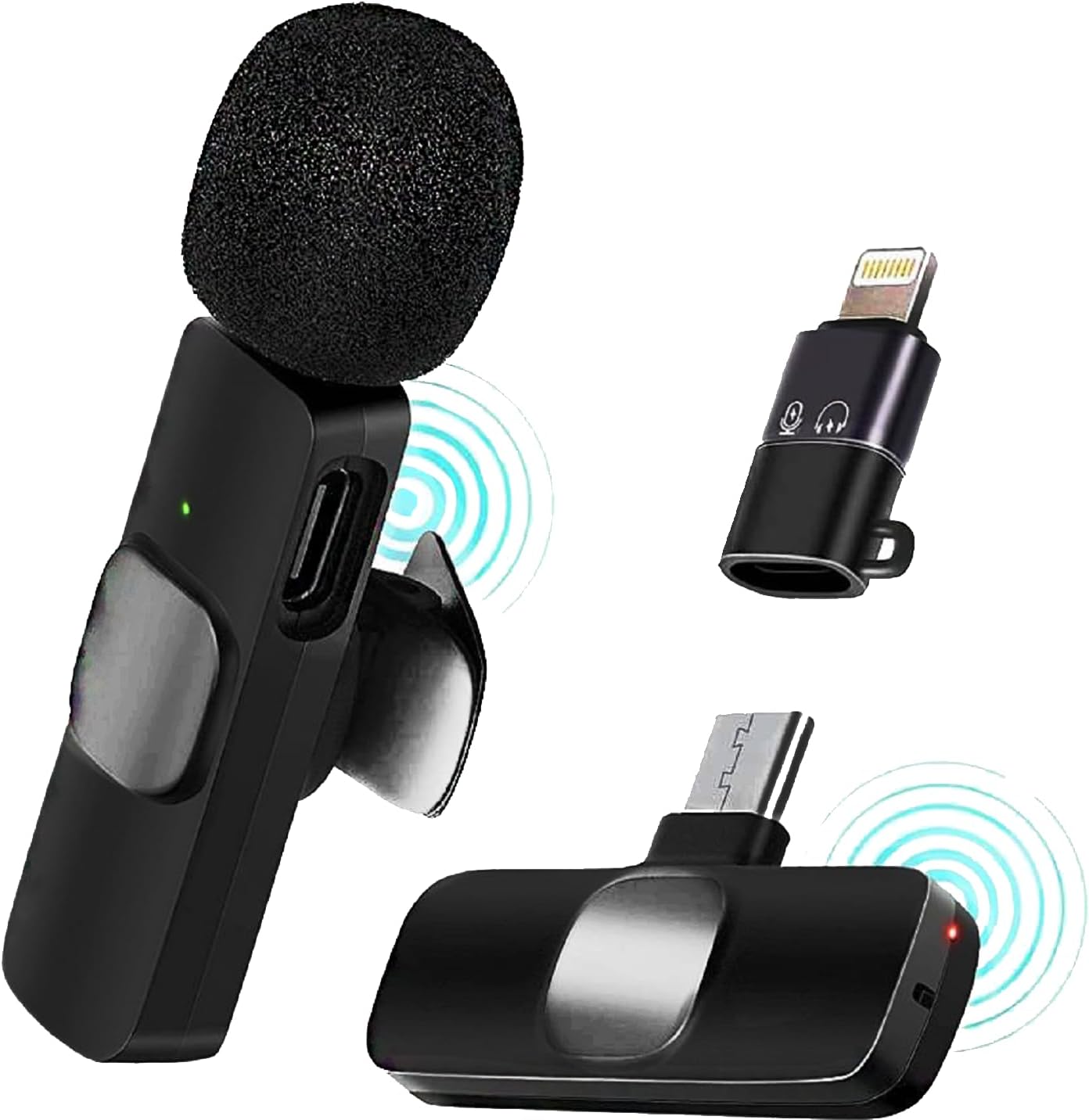 SUBTON BASICS Wireless Collar Mic 20meter Signal Range for Mobile Audio ...