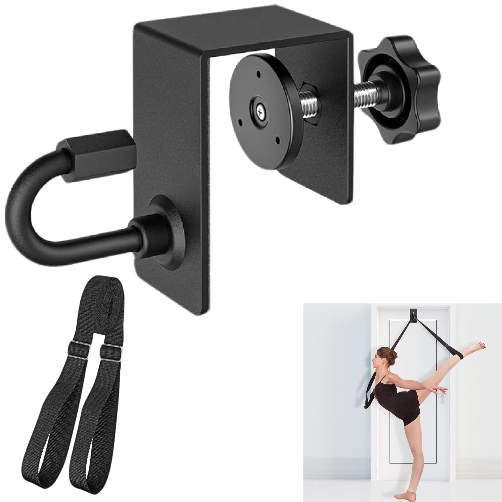 Amazon.com: Kipika Stretching Strap with Door Anchor - Door Flexibility ...