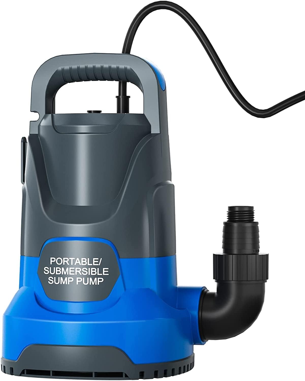 PANRANO 1HP 3500 GPH Sump Pump Submersible Utility Water Pump Portable ...
