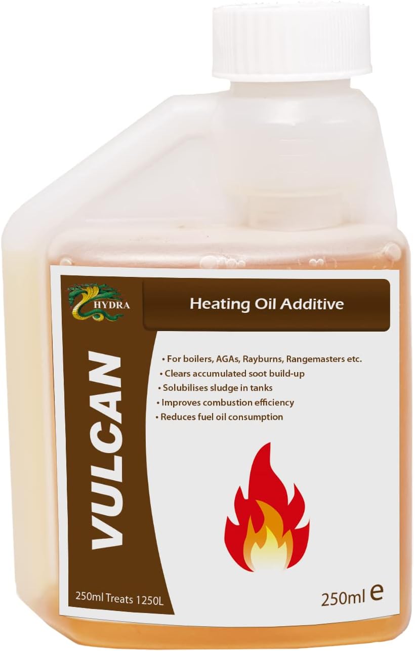 HYDRA VULCAN Heating oil additive, 250ml treats up to 1,250 litres ...