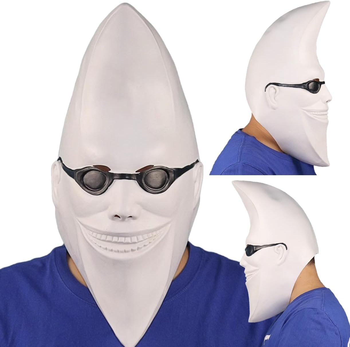 Amazon.com: Mac Tonight Moonman Face Mask Helmet Funny Cosplay Prop ...