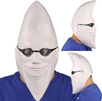 Amazon.com: Mac Tonight Moonman Face Mask Helmet Funny Cosplay Prop ...