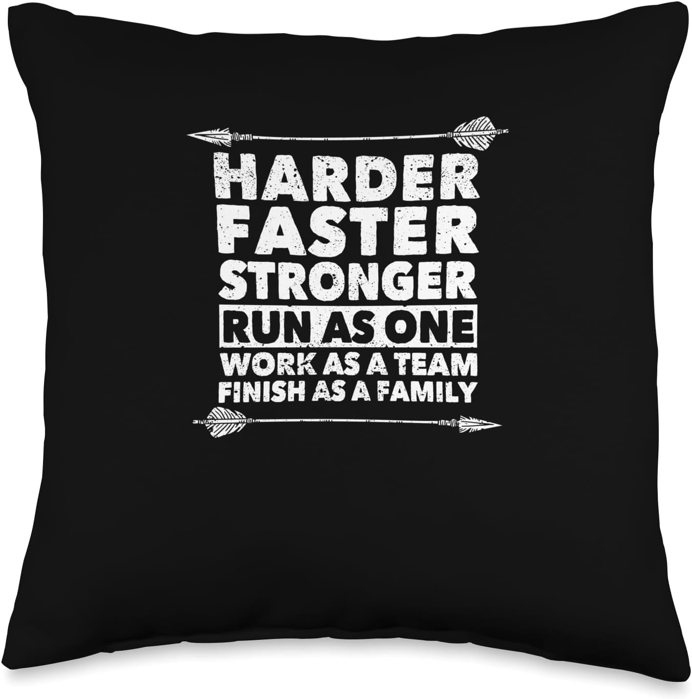 Amazon.com: Harder Faster Stronger Run Work Team Finish Family Jogging ...