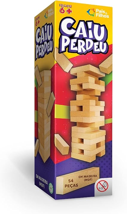 Pais & Filhos - Caiu Perdeu, 54 Pçs, idade mínima recomendada - 6 anos ...