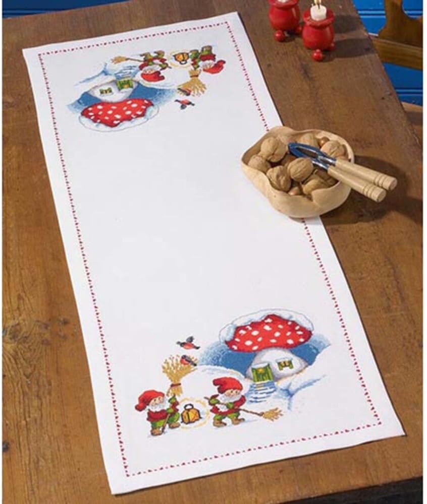 Amazon.com: Elves Toadstool House Table Runner : Home & Kitchen
