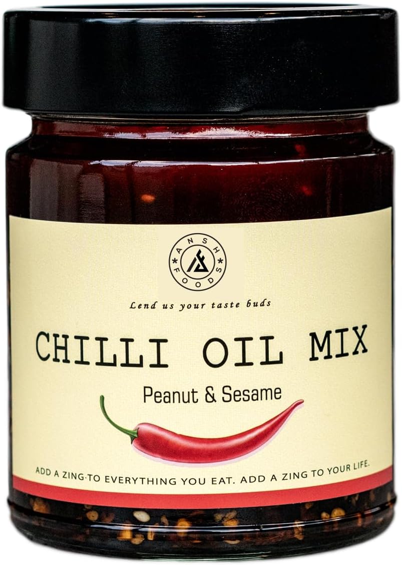 Ansh Foods Australian Chilli Oil Peanut & Sesame 250g : Amazon.com.au ...