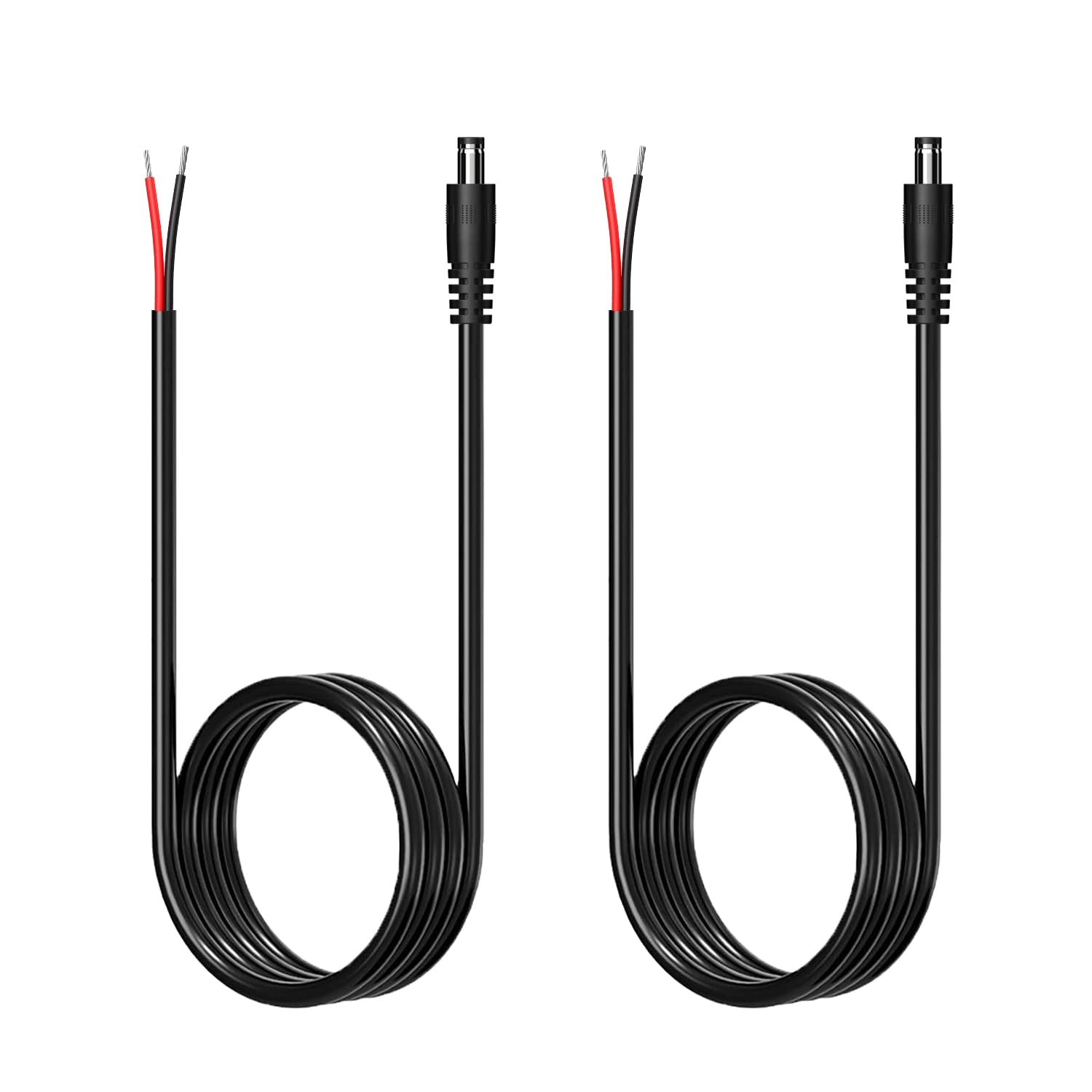 Amazon.com: DC 5525 Power Pigtails Cable, 5.5MM x 2.5MM Male Plug to ...